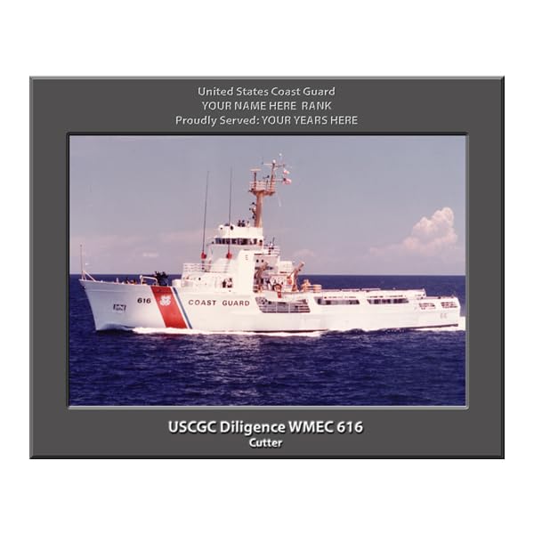Amazon.com: USCGC Diligence WMEC-616 Personalized United States Coast ...