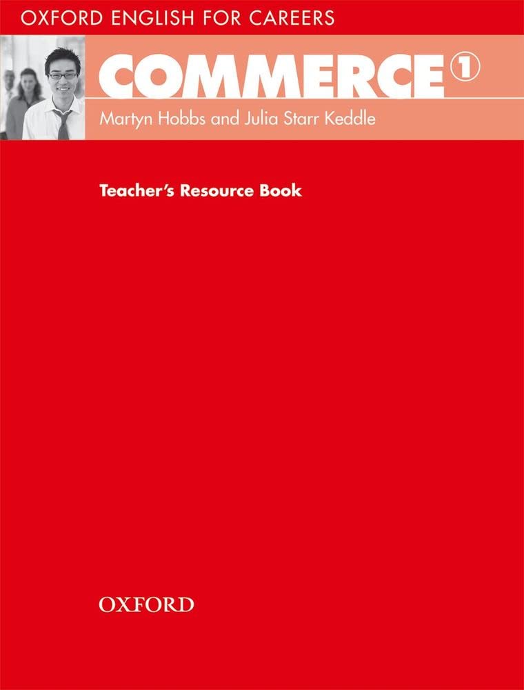 Commerce 1. Teacher's Book: Hobbs, Martyn: 9780194569767: Amazon.com: Books