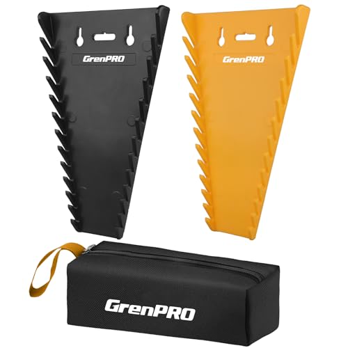 Amazon: Wrench Organizer, 2 Pack Magnetic Wrench Holder for Tool Box ...