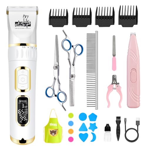 Snapklik.com : Pet Clippers For Cats - Low Noise, 3-Speed Grooming Kit ...