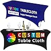 Amazon.com: Custom Table Cloth with Business Logo Custom Tablecloth ...