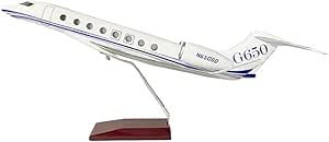 Amazon.com: OQMAZO Die Cast Plane 47CM for Gulfstream G650ER G650 G-650 ...