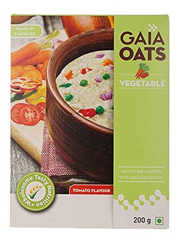 GAIA Oats Vegetable,High in Fiber & Protein with Zero Cholesterol(200 g ...