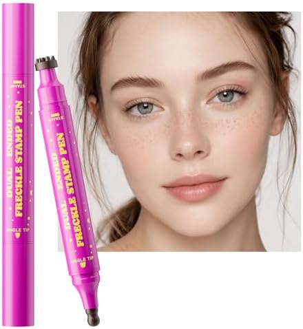 Amazon.com : Jolilab Dual‑Ended Freckle Stamp Pen – Lifelike Fake ...