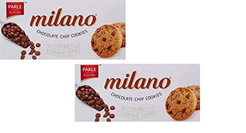 Parle Milano Chocolate Chip Cookies , 120g Each ( Pack of 2) : Amazon ...