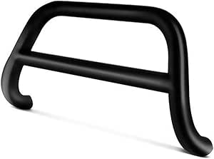 Amazon.com: Black Horse Bull Bar A BAR No Skid Plate Black Compatible ...