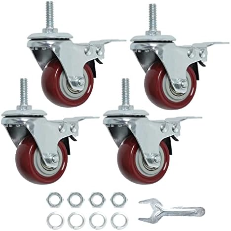 Amazon.com: Transmission Jack Casters, Set of 4, (2 Locking and 2 Non ...