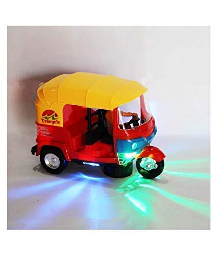 Bhavya Toys and Gift Auto Rickshaw Toys with Attractive Light Sound ...