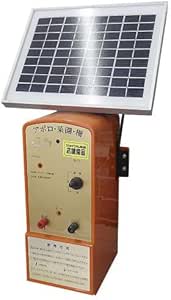 Amazon | アポロ 電気柵セット アポロエリア ソーラー SP-2018-SR 周囲100m(2段張り)セット [電柵] | 電気柵