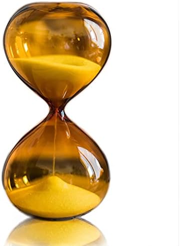 Hourglass Sand Timer 60 Minutes, Office Decor Hour Glass with Sand ...