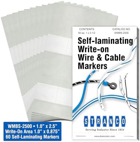 Numbered Stickers Klein Tools 56250 Wire Marker Book For Cable ...