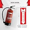 Fire Extinguisher Stickers, 4" x 12" 2mm Permanent Adhesive Vinyl ...