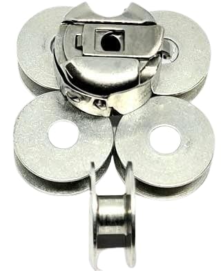 Combo of Bobbin case with Alumunium Bobbins for Industrial Sewing ...