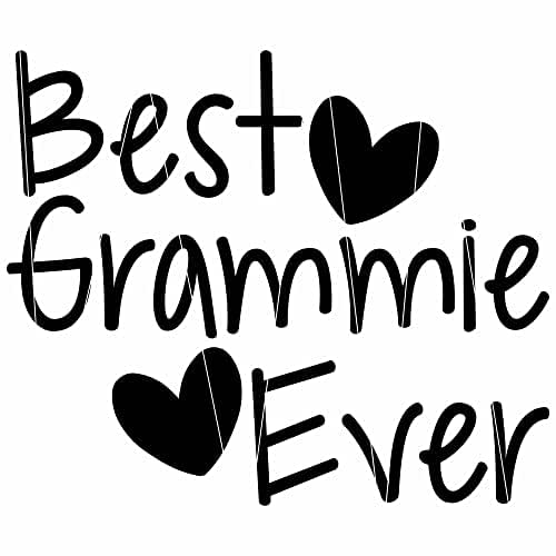 Amazon.com: Best Grammie Ever Vinyl Car Decal, 5.5" x 5.5", Color ...