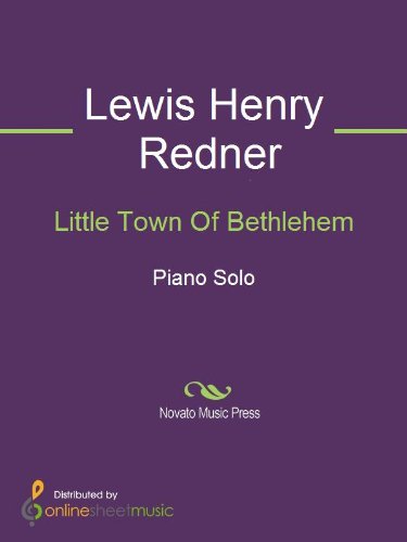 Little Town Of Bethlehem - Kindle edition by Jim Brickman, Lewis Henry ...