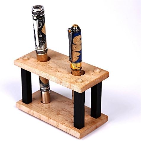 Amazon.com : Lanier Pens Maple and Ebony Upright Pen Stand - 7 Pen ...