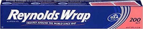 Amazon.com: Reynolds Wrap Aluminum Foil, 200 Square Feet : Health ...