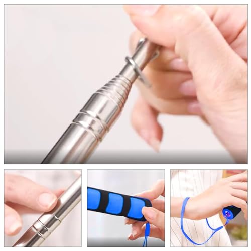 Telescopic Flag Pole, 3 Pieces Handheld Flag Pole, Stainless Steel Tour ...