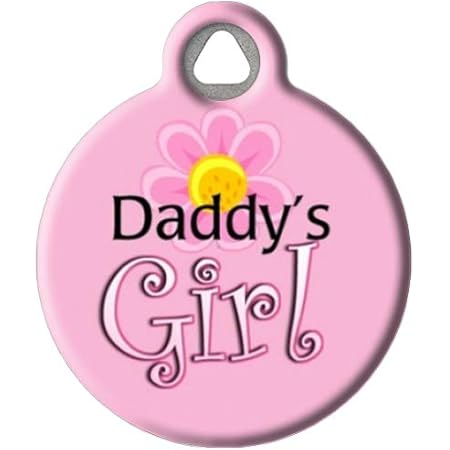 Amazon.com : Dog Tag Art Custom Pet ID Tag for Dogs - Daddy's Girl ...
