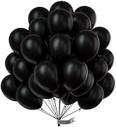 Amazon.com: PartyWoo Black Balloons 127 pcs Different Sizes Pack of 36 ...