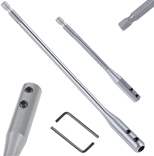 Drill Bit Extension Set 6 Inch Spade Drill Extension, Long Forstner Bit ...