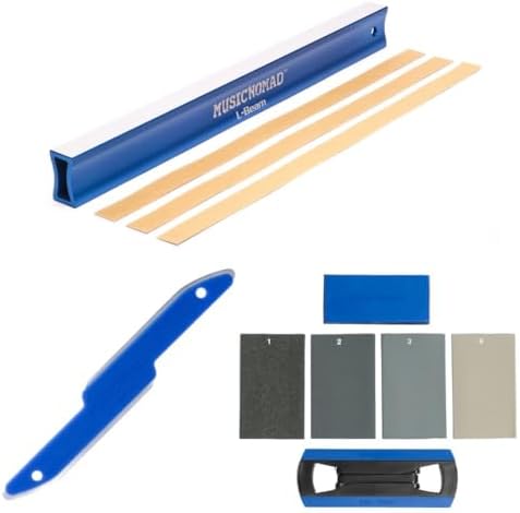 Amazon.com: MusicNomad 11 pc. Guitar Fret Leveling Kit, Luthier & Tech ...