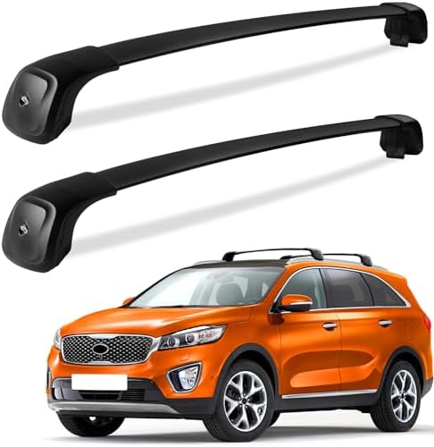 Amazon.com: Wonderdriver Roof Rack Cross Bars 260lbs Compatible with ...