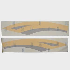 Amazon.com : Premier Pontoon Boat Graphic Hull Decal 30004135 | Yellow ...