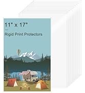 Amazon.com : AKONEGE 12PCS 11x17" Rigid Print Protectors, Hard Plastic ...