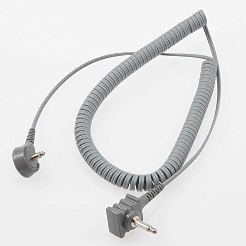 Amazon.com: 5' Dual Conductor Coil Cord with 3mm Plug and 2 - 1 megohm ...