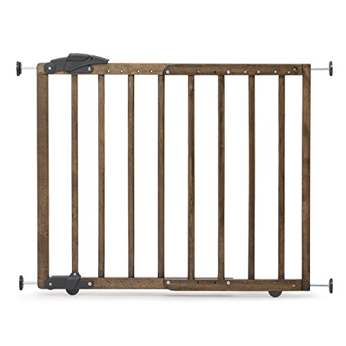 Dreambaby 27.5-41" Nottingham Rustic Wooden Baby Gate for Stairs and ...