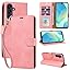 Amazon.com: JHWVVTF for Galaxy A16 Case Wallet, [RFID Blocking 4 Card Slots] Phone Stand, Wrist ...