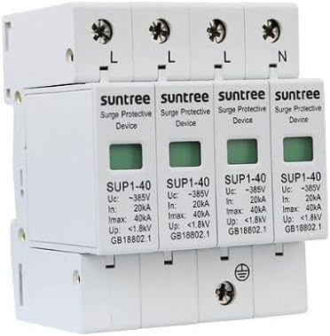 Surge Protection Device - AC SPD - 440 VAC SPD 4P 20kA Nom / 40 kA Peak ...