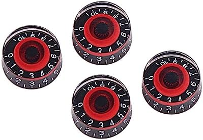Amazon.com: Abaodam 4pcs Guitar Tone Knob Bass Guitar Guitar Volume ...