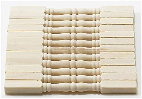 Amazon.com: Handley House Dollhouse Miniature Set of 12 Wood Balusters ...
