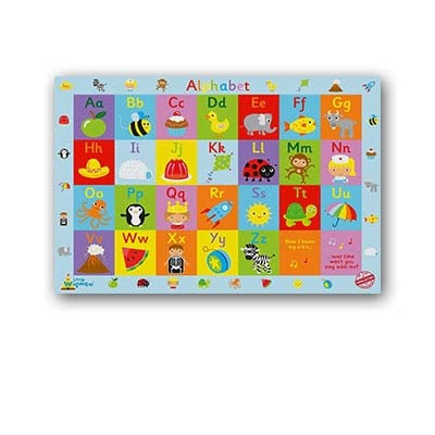 Buy Durable ABC Alphabet Chart Silk and Prints Kids Education English ...