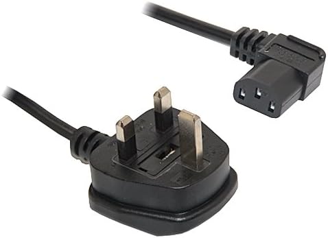 5M Right Angle Kettle Type IEC Power Mains Lead: Amazon.co.uk ...