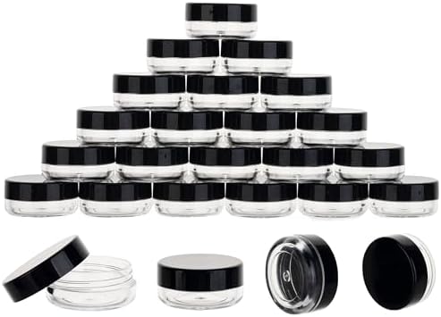 Amazon.com: Jinei 500 Pcs 3g Sample Containers with Lids Bulk Small ...