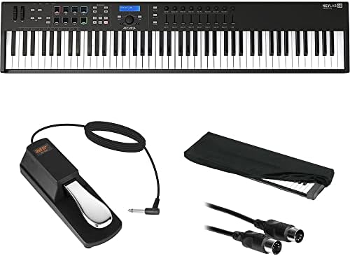 Amazon.com: Arturia KeyLab Essential 88-Key Semi Weighted USB MIDI ...