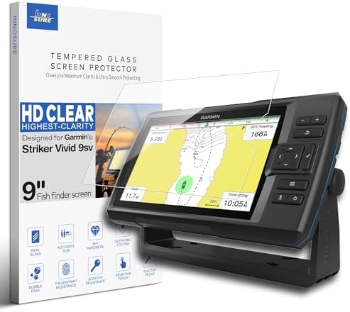Amazon.com: INNOSURE Premium Tempered Glass Screen Protector for Garmin ...
