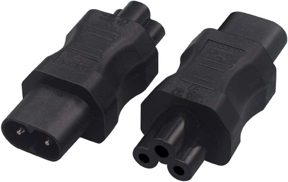 Amazon.com: JORINDO IEC 320 C8 to C5 AC Adapter Power Connector，Figure ...