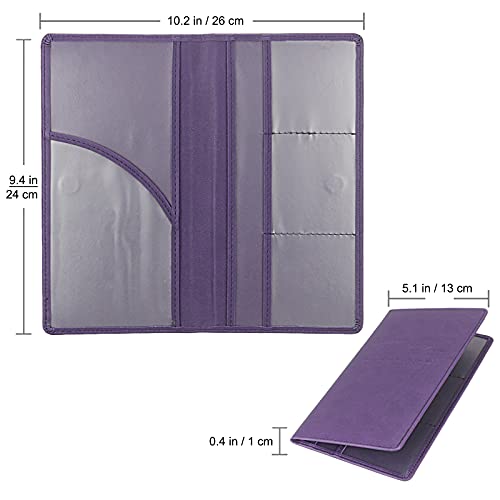 Snapklik.com : Car Registration And Insurance Holder, Premium Leather ...