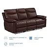 Amazon Brand - Solimo Ranttila Manual 3 Seater Leatherette Recliner ...