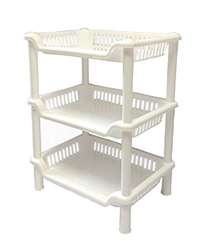 KITCHENMASTER multipurpose storage rack 1 pc white : Amazon.in: Home ...