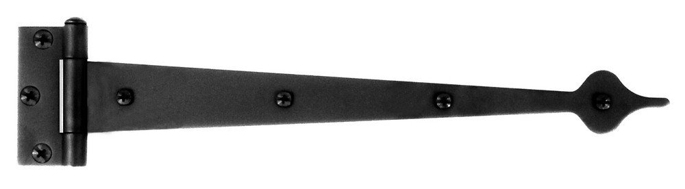 Acorn 10 in. L Black Iron Strap Hinge 1 pk - Amazon.com