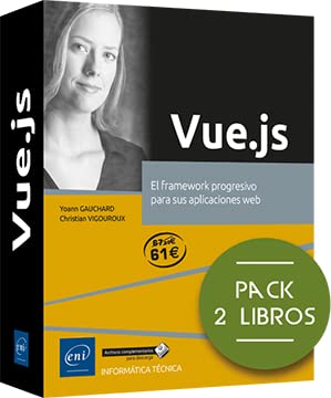 VUE JS Pack 2 LIBROS EL Framework PROGRESIVO para SUS APLIC: Amazon.co.uk: 9782409039522 ...