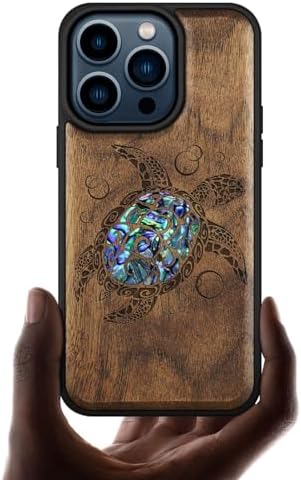 Amazon.com: Carveit Designer Wooden Protective Case for iPhone 15 Pro ...