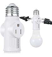 Outlet Socket Adapter 3 Prong, E26 E27 US Standard Goose Neck Light ...