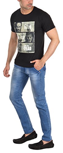 Buy DFH Men's Regular Fit T-Shirt (DFH-MEN-BLACK-HALF-T-SHIRT-14-XS ...