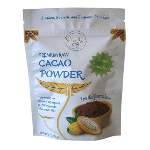 Amazon.com : Natural Zing 100% Pure Cacao Powder | Raw, Organic ...